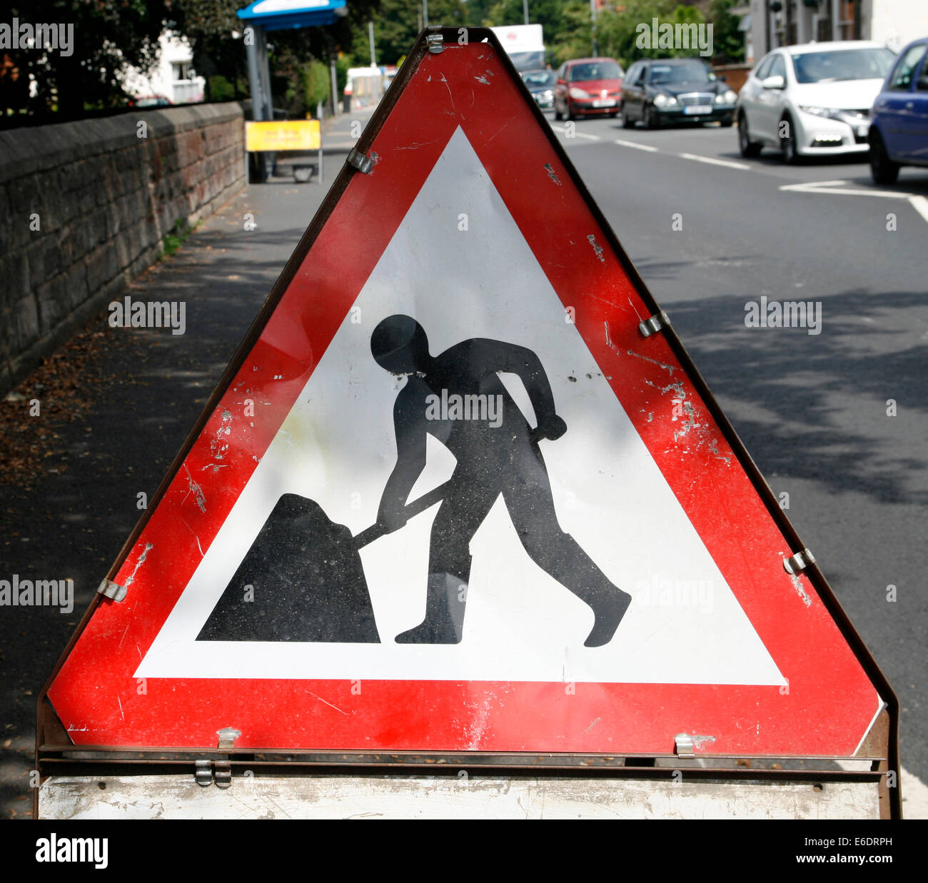 The works sign hi-res stock photography and images - Alamy