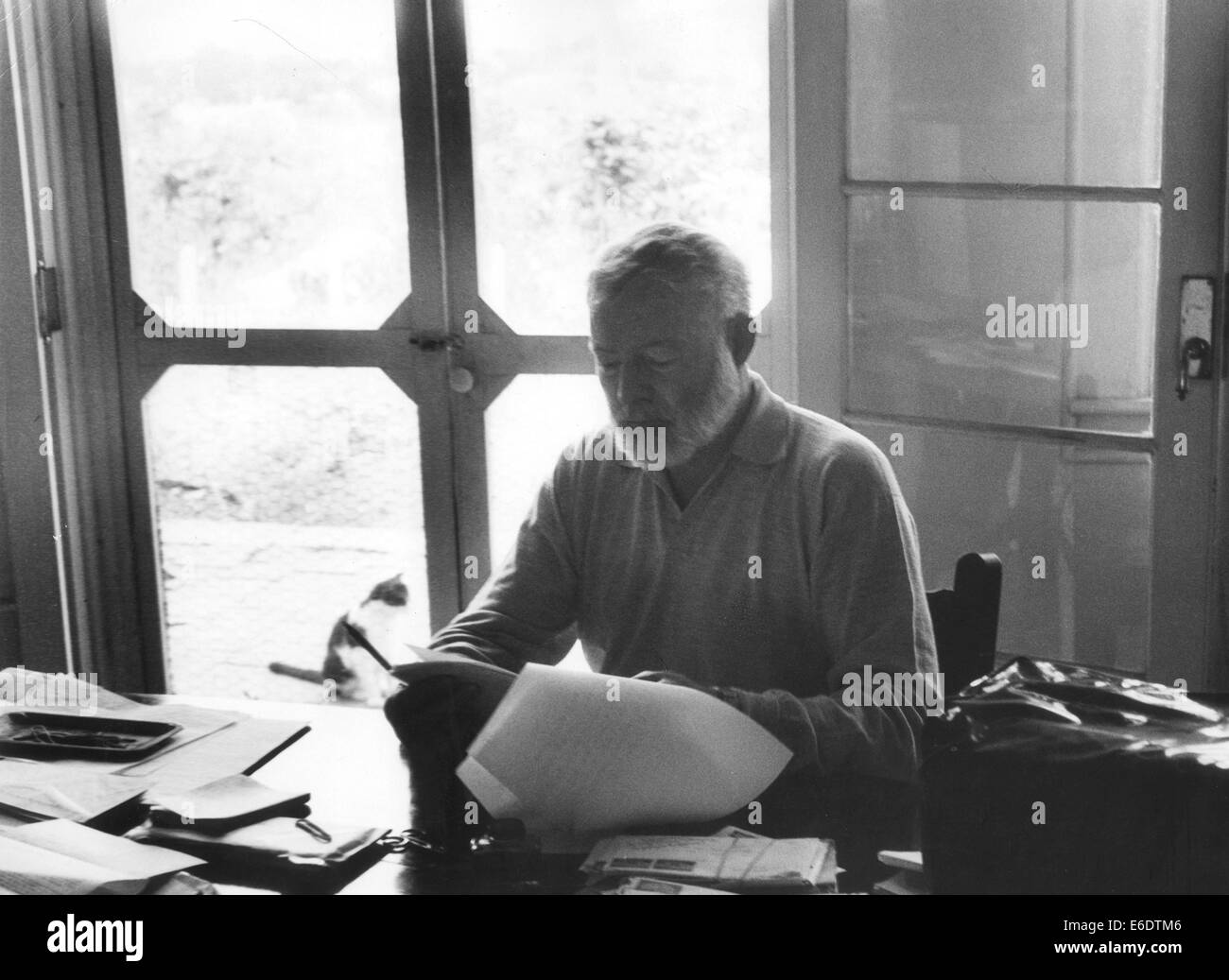 La Havana, Cuba. 6th Feb, 1956. (File Photo) World-renowned writer ...