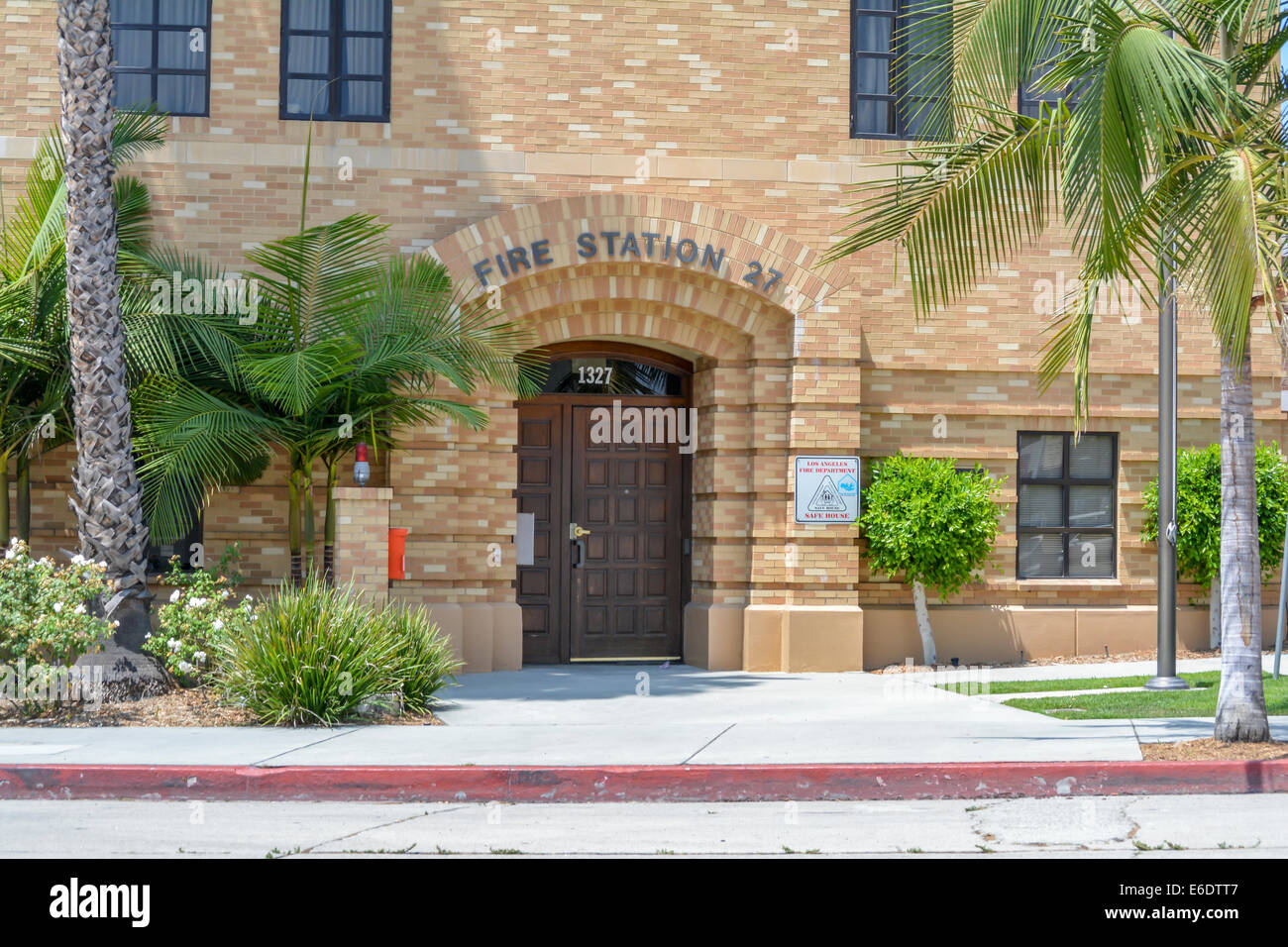 Fire station 27 in Los Angeles California Stock Photo - Alamy