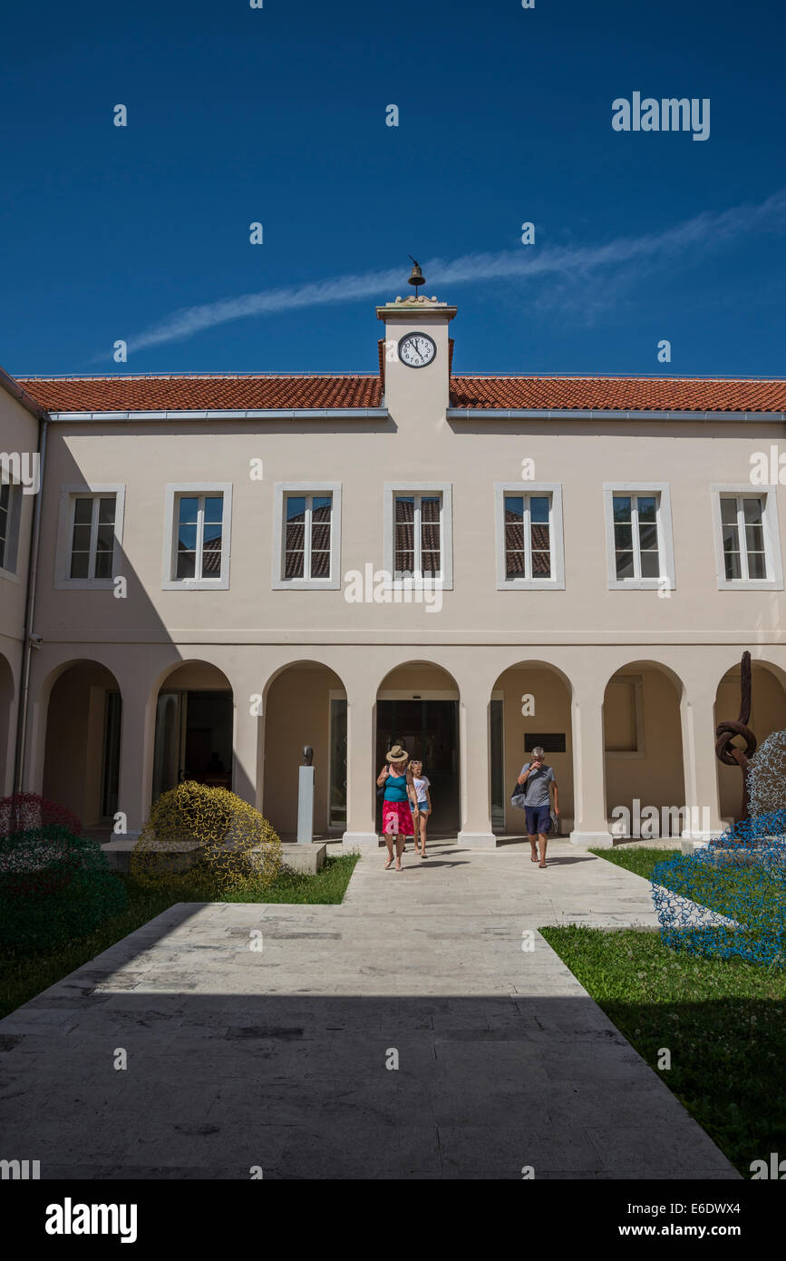 Gallery of Fine Arts, Galerija umjetnina, Atrium, Split, Croatia Stock ...