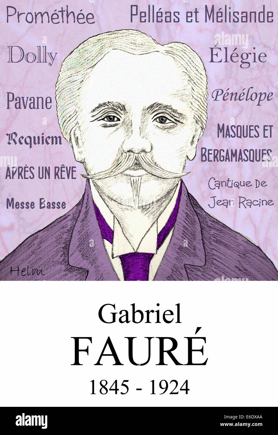 Portrait of gabriel faure hi-res stock photography and images - Alamy