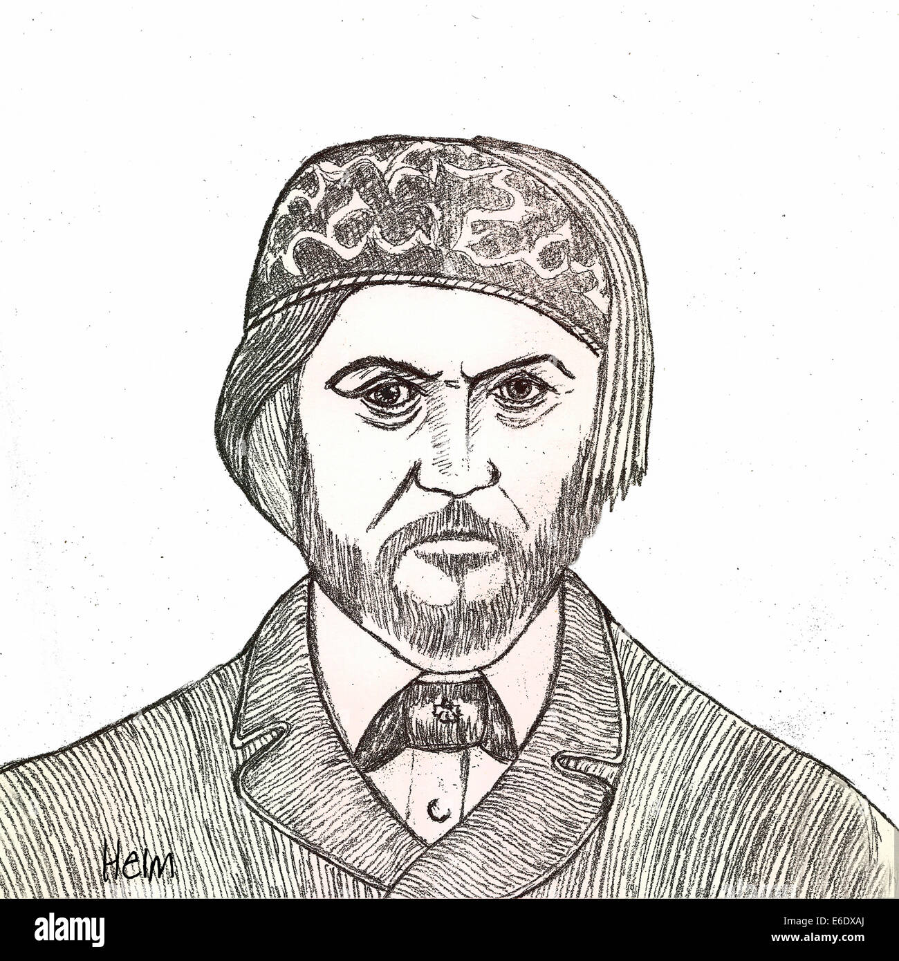 Mikhail Glinka, 1804 – 1857, Russian composer, portrait Stock Photo - Alamy