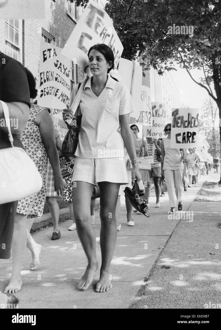 1970s crowd usa Black and White Stock Photos & Images - Alamy