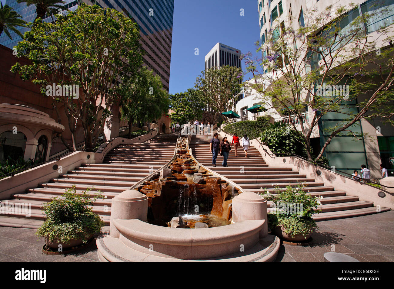 Bunker hill steps los angeles hi-res stock photography and images - Alamy