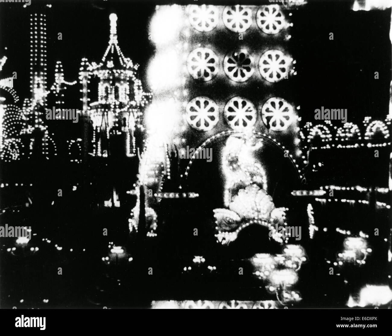 Coney Island at Night, Film Still, by Edwin S. Porter, Edison ...