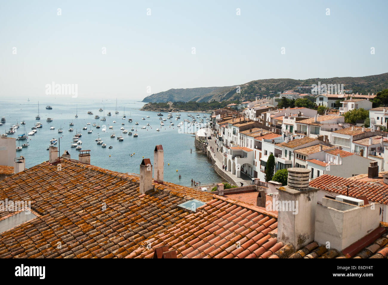 Village on the Mediterranean coast, Cadaques Stock Photo - Alamy