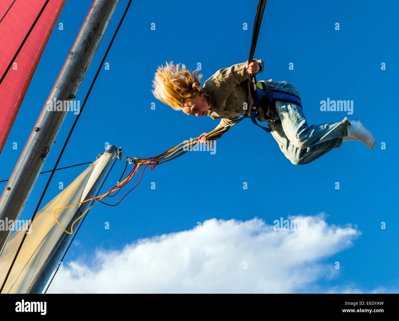 Bungee trampoline hi-res stock photography and images - Alamy