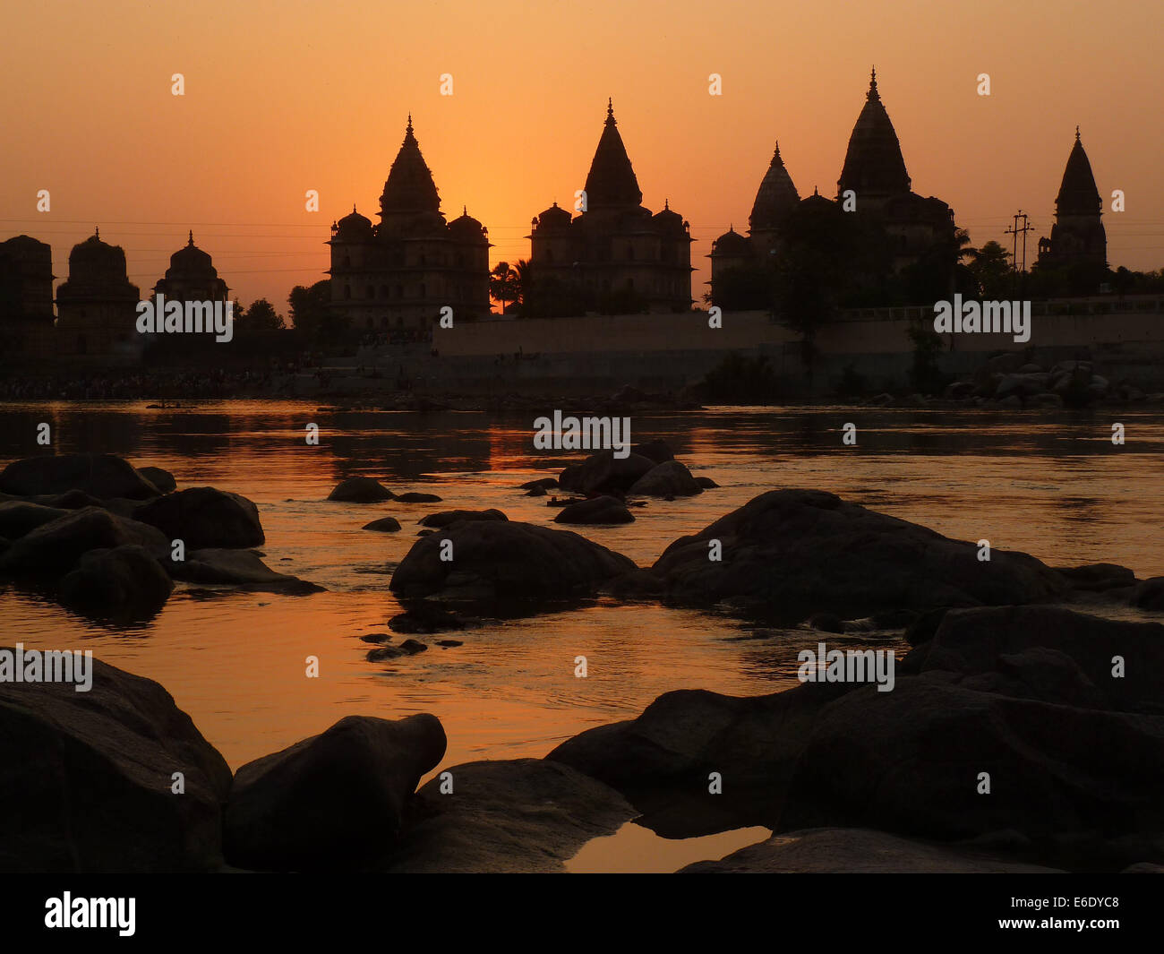 Sunset betwa river hi-res stock photography and images - Alamy