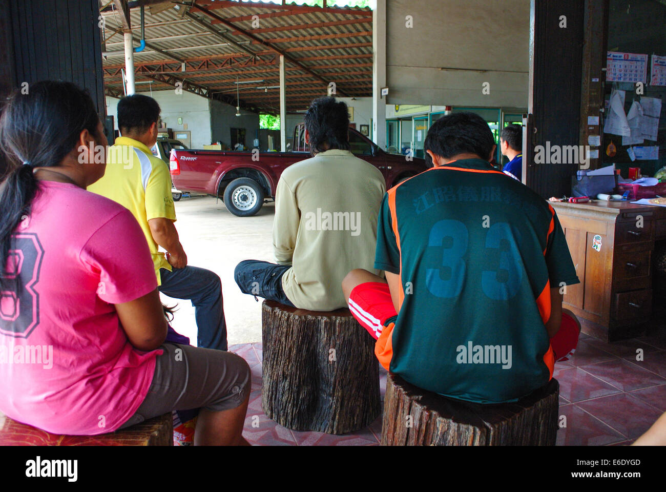 MOT test Thailand Stock Photo - Alamy