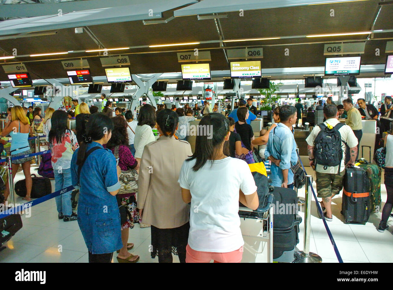 Bangkok Suvarnabhumi international airport Thailand Stock Photo - Alamy