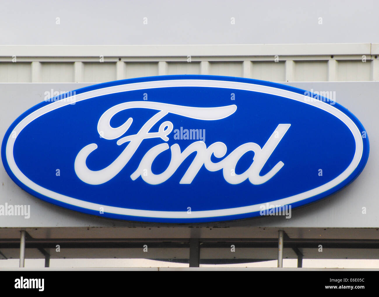 Ford logo sign Stock Photo - Alamy