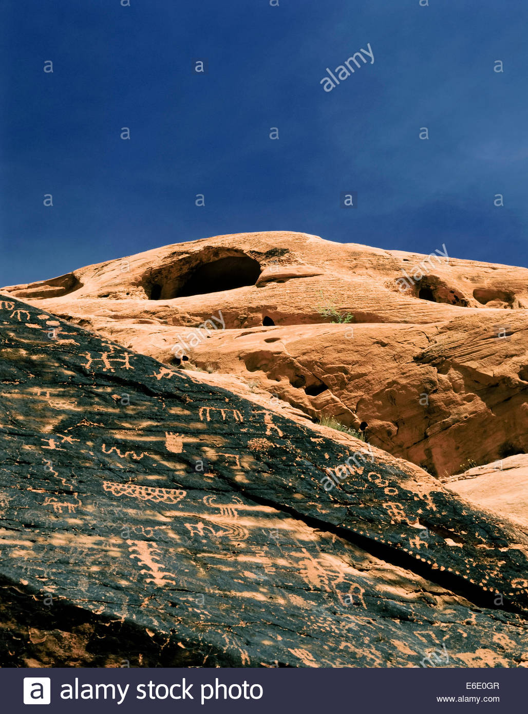 Indian Petroglyphs Of The Anasazi High Resolution Stock Photography and ...