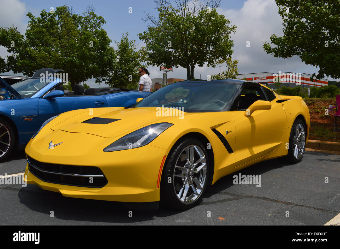A 2014 Corvette Stingray C7 Stock Photo - Alamy