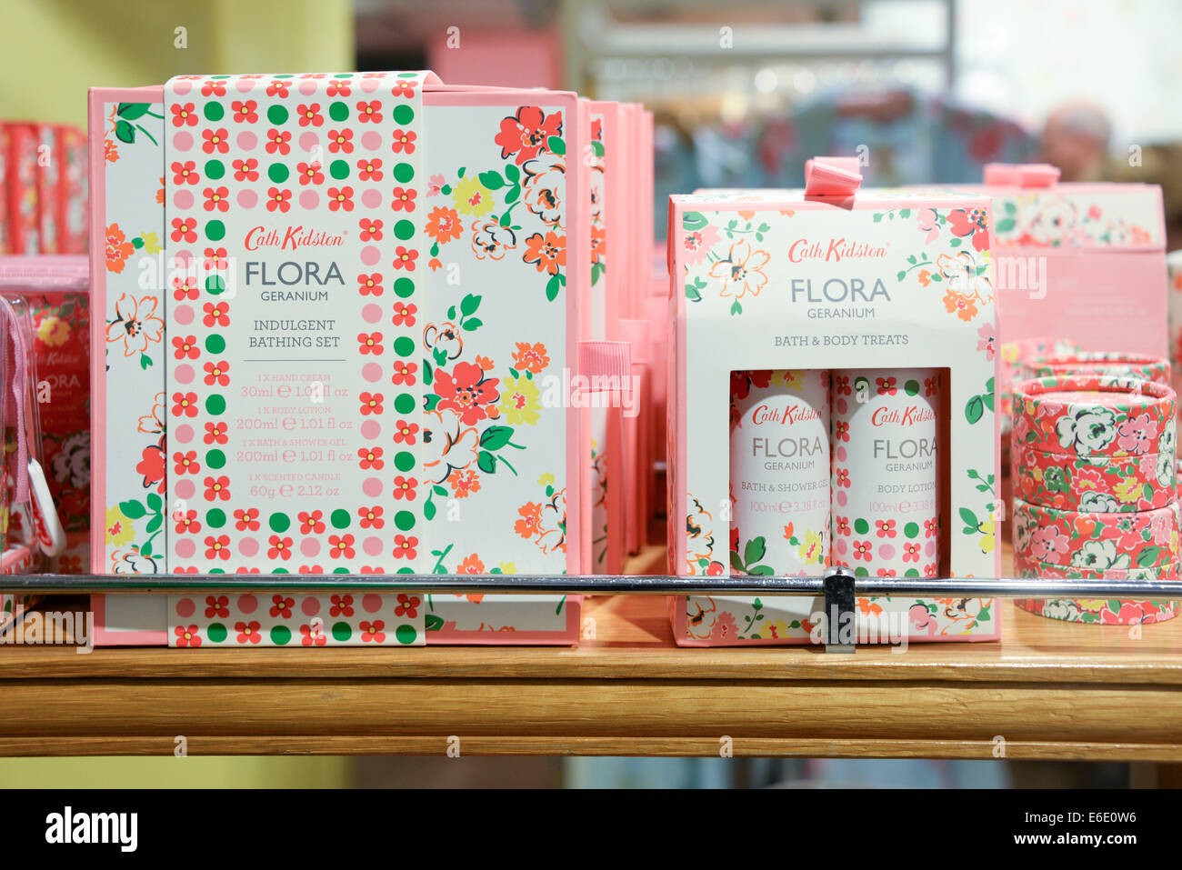 London, UK. 21st Aug, 2014. Shoppers browsing around inside Cath ...