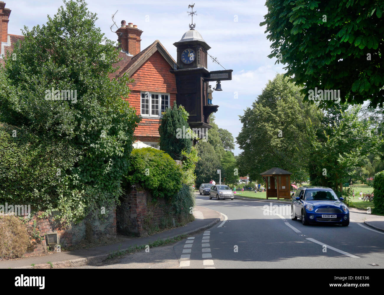 The Abinger Hammer Clock and monument to Samuel Wilberforce, Abinger ...