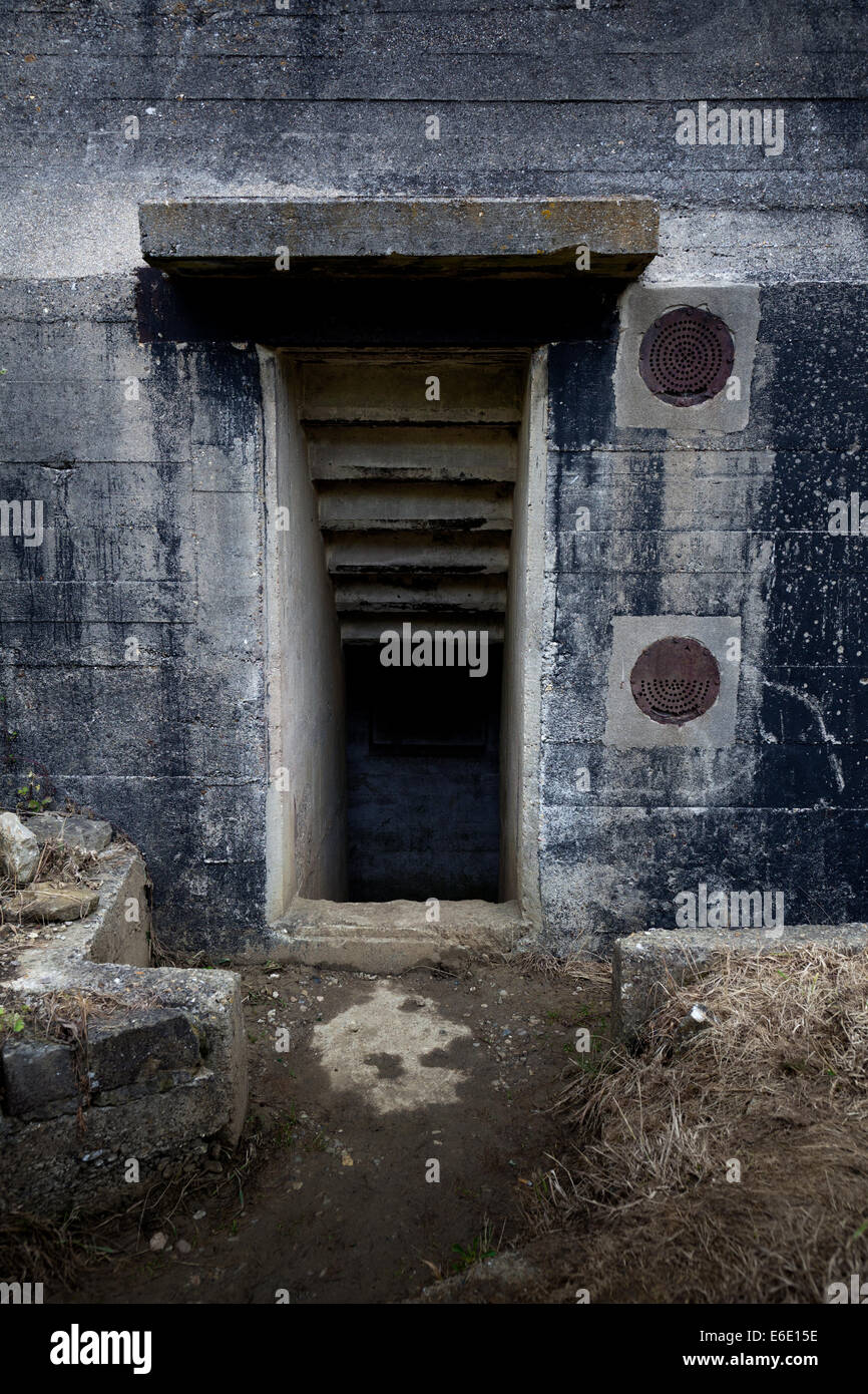 German World War Two gun battery at Maisy in Normandy Stock Photo - Alamy