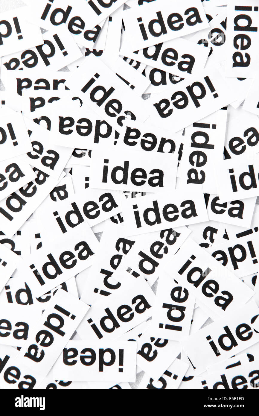Idea abstract icon hi-res stock photography and images - Alamy