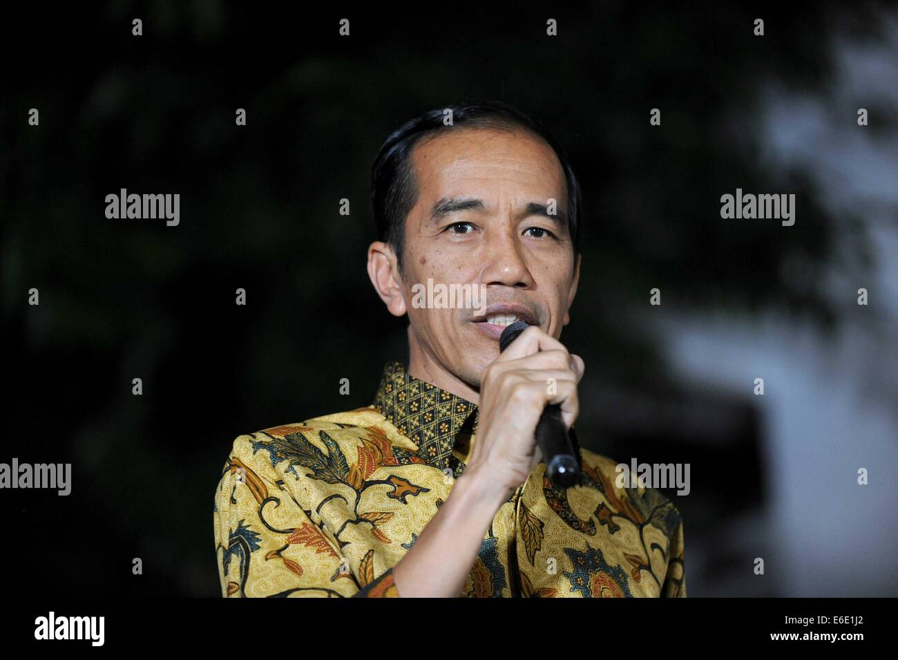 Jakarta, Indonesia. 21st Aug, 2014. Indonesia's president-designate ...