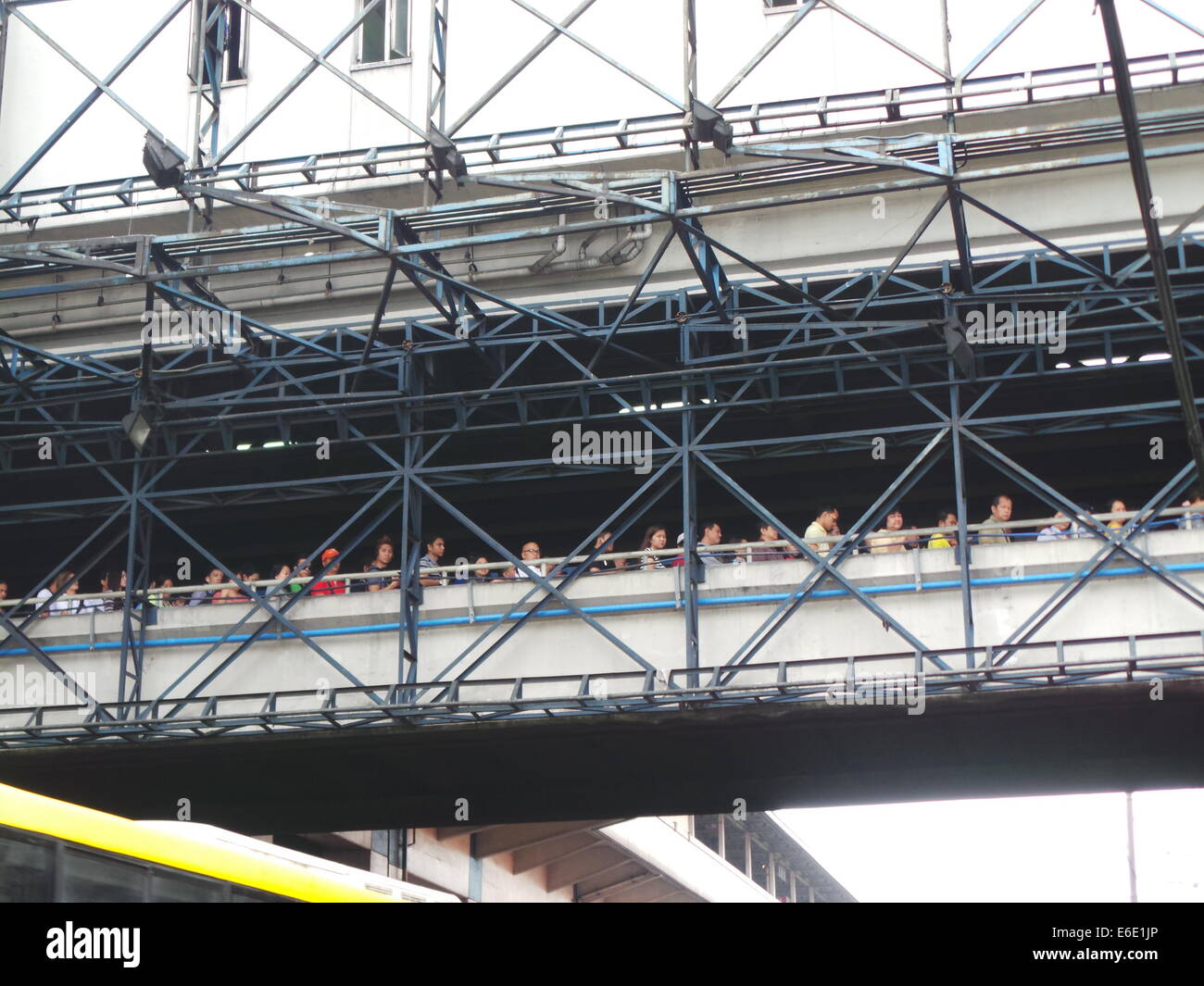 Quezon City, Philippines. 22 August, 2014. MRT passengers in North ...