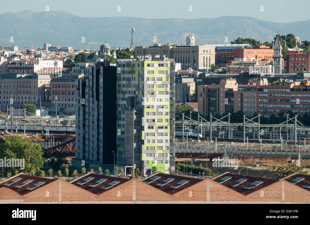 Madrid from above Stock Photo - Alamy
