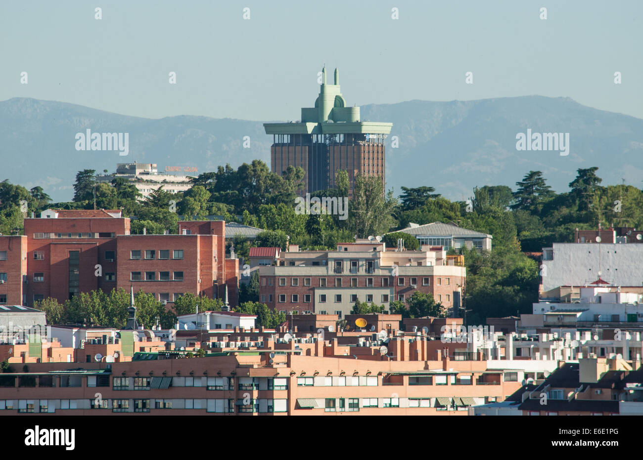Madrid from above Stock Photo - Alamy