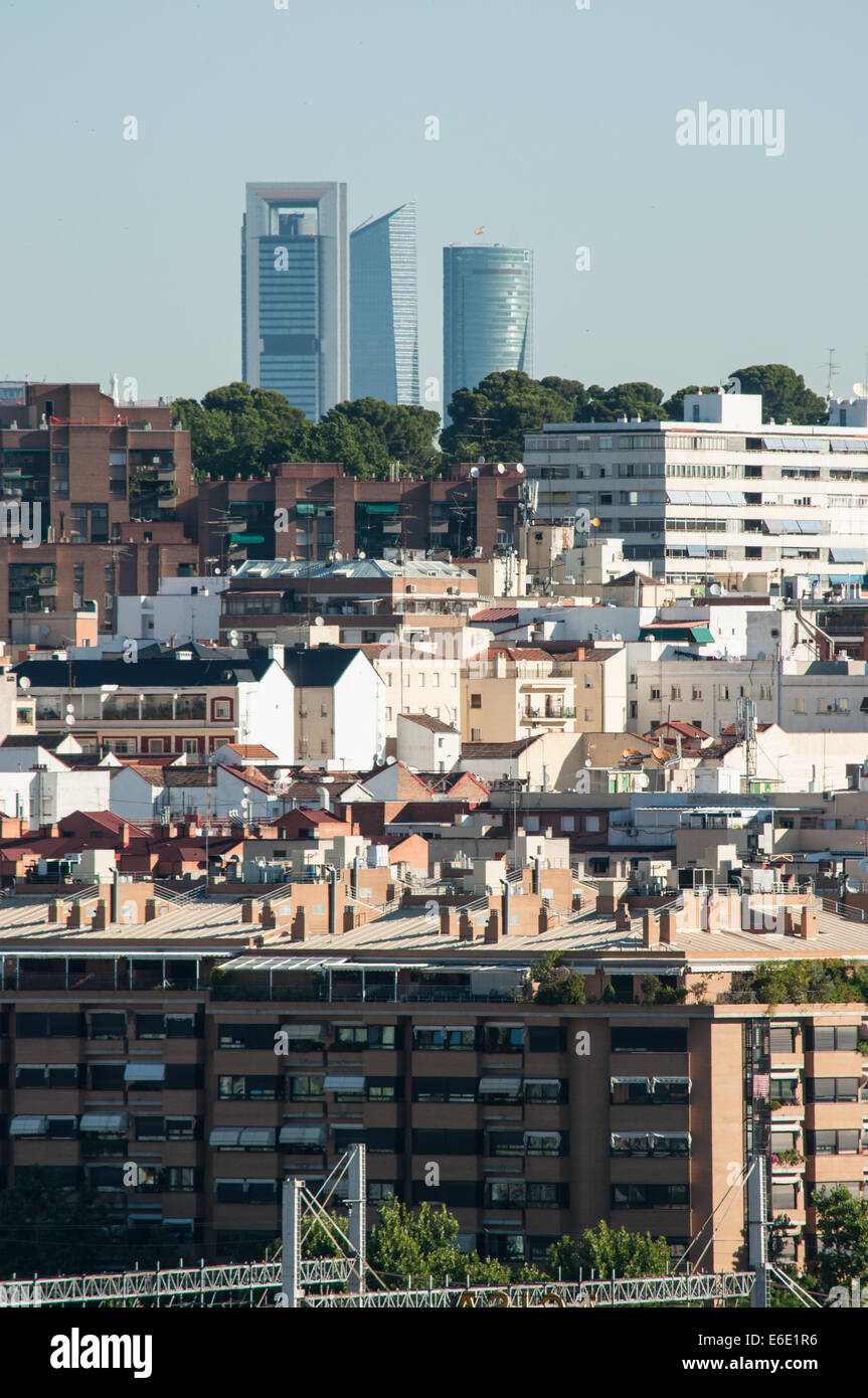 Madrid from above Stock Photo - Alamy