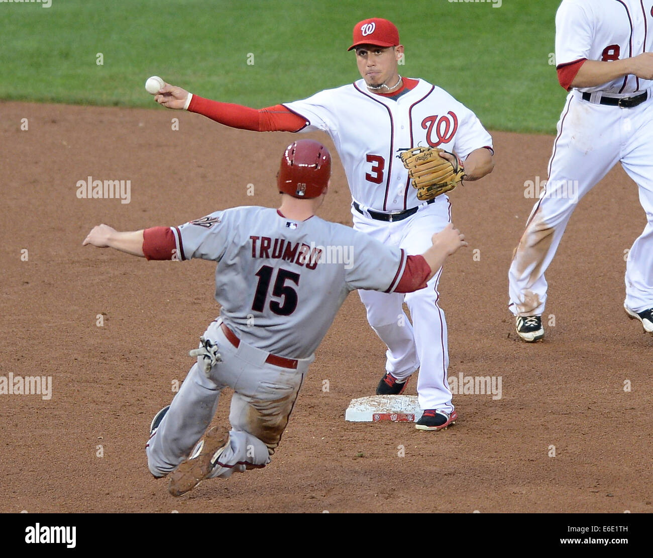 Washington, DC, USA. 21st Aug, 2014. Washington Nationals second ...
