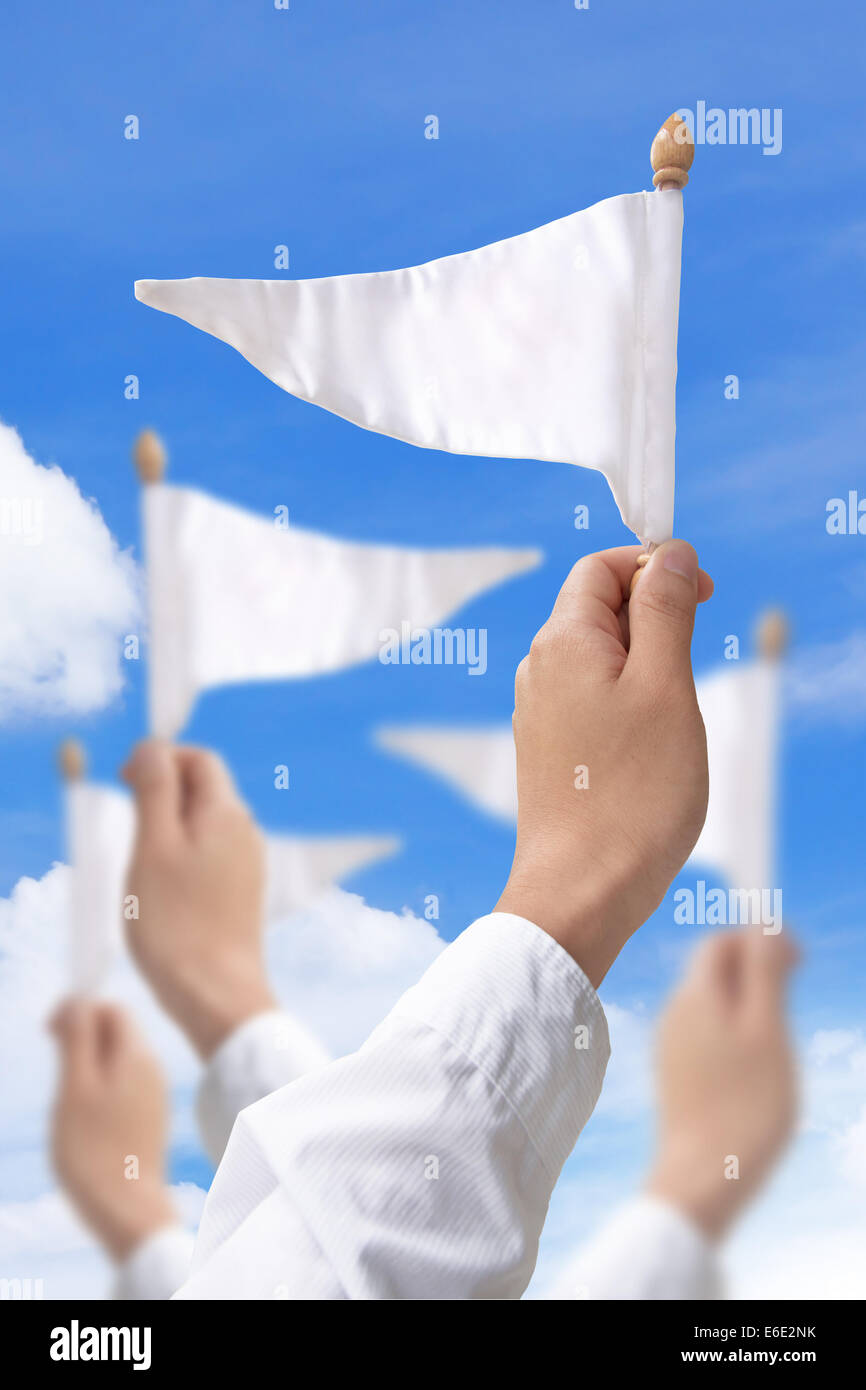 concept image of Surrender Stock Photo - Alamy