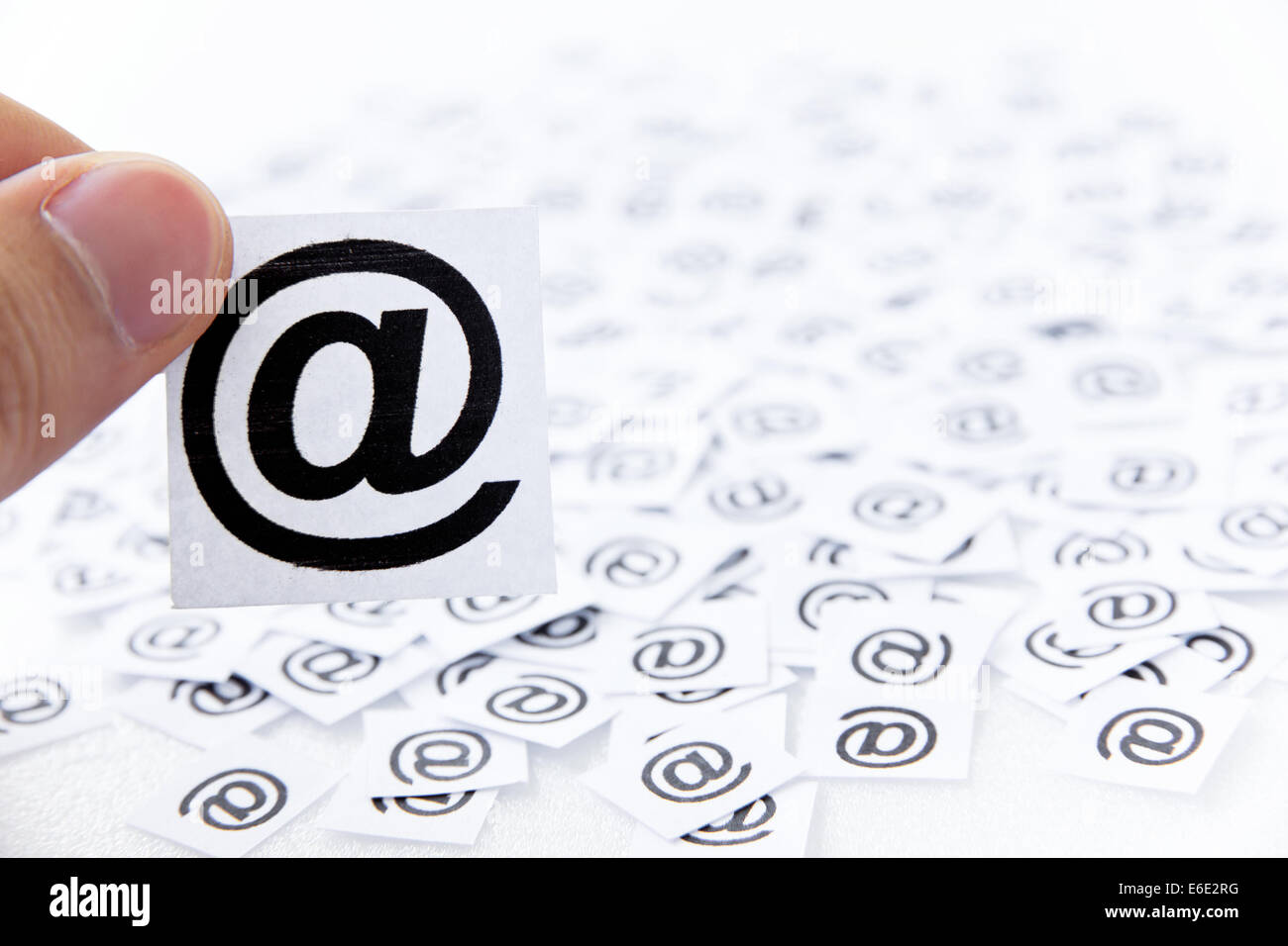 At sign concept Stock Photo - Alamy