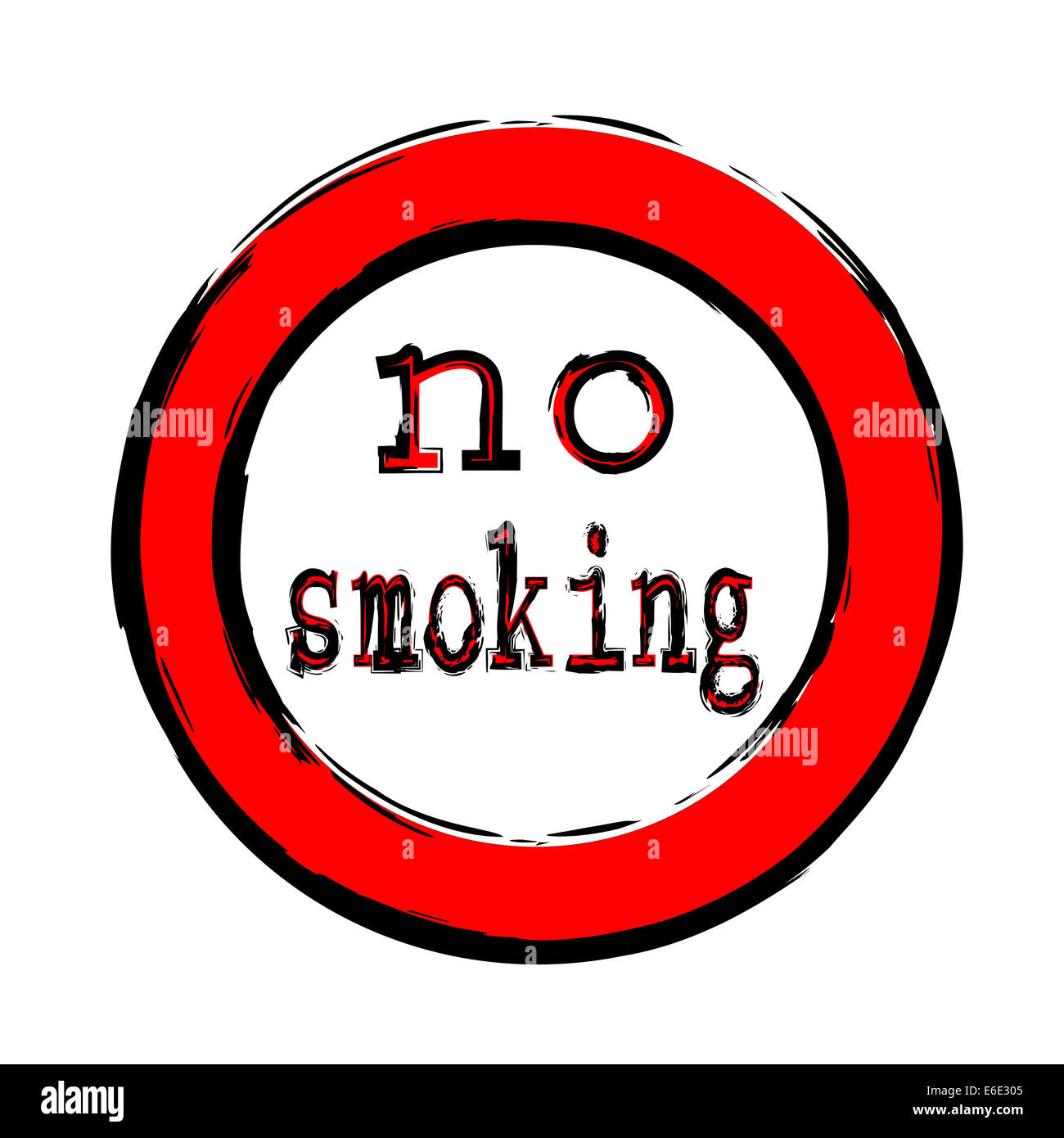 Smoking prevention vector Cut Out Stock Images & Pictures - Alamy