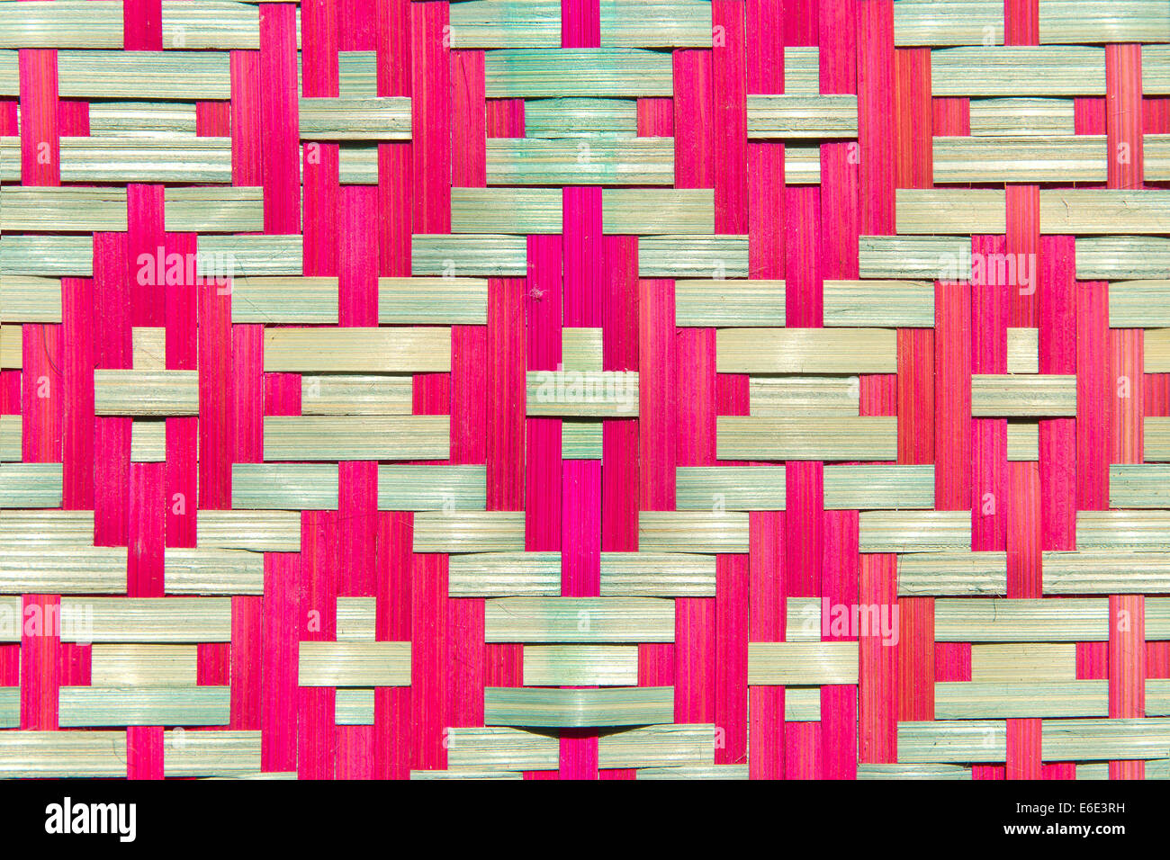 Pink bamboo mat texture hi-res stock photography and images - Alamy