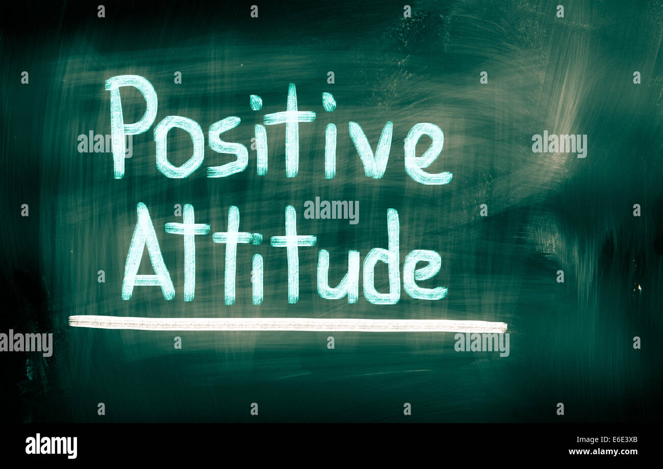 Positive Attitude Concept Stock Photo - Alamy