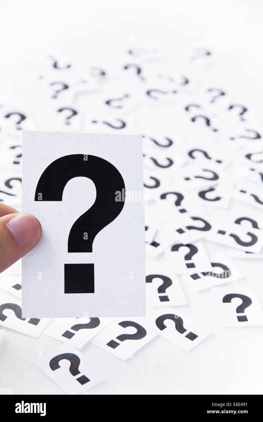 Question mark concept Stock Photo - Alamy