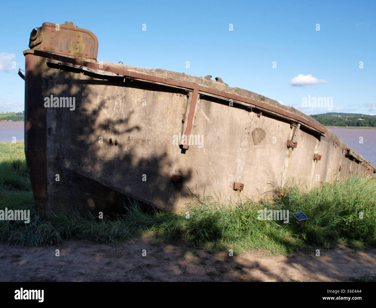 Purton ships graveyard, Unwanted vessels beached on the banks of the ...