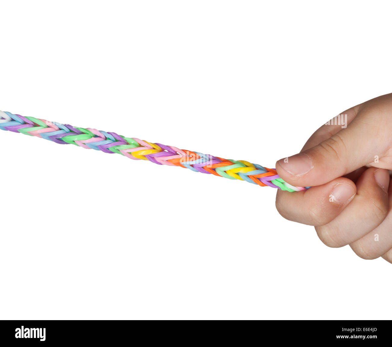 Pulling rubber band with hand hi-res stock photography and images - Alamy