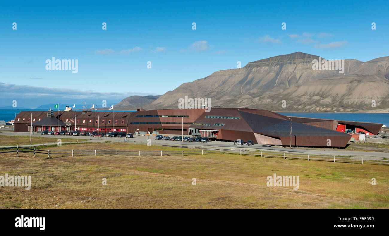 Main building of the University Centre in Svalbard, northernmost ...