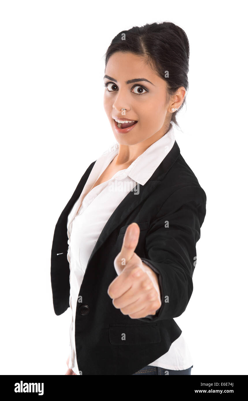 Young motivated business woman hi-res stock photography and images - Alamy