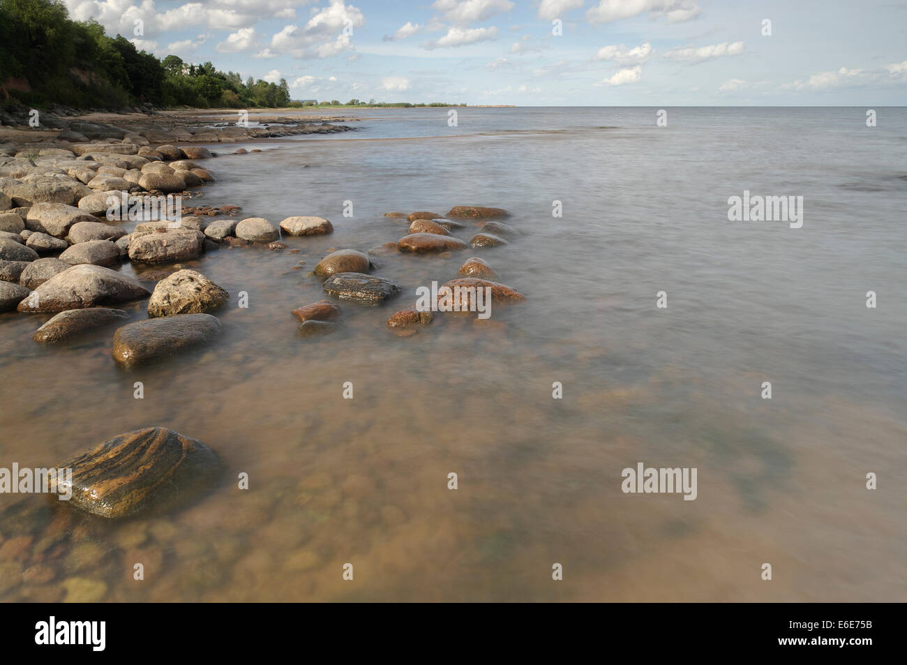 Lake Peipsi Landscape Near Kallaste. Estonia Stock Photo - Alamy