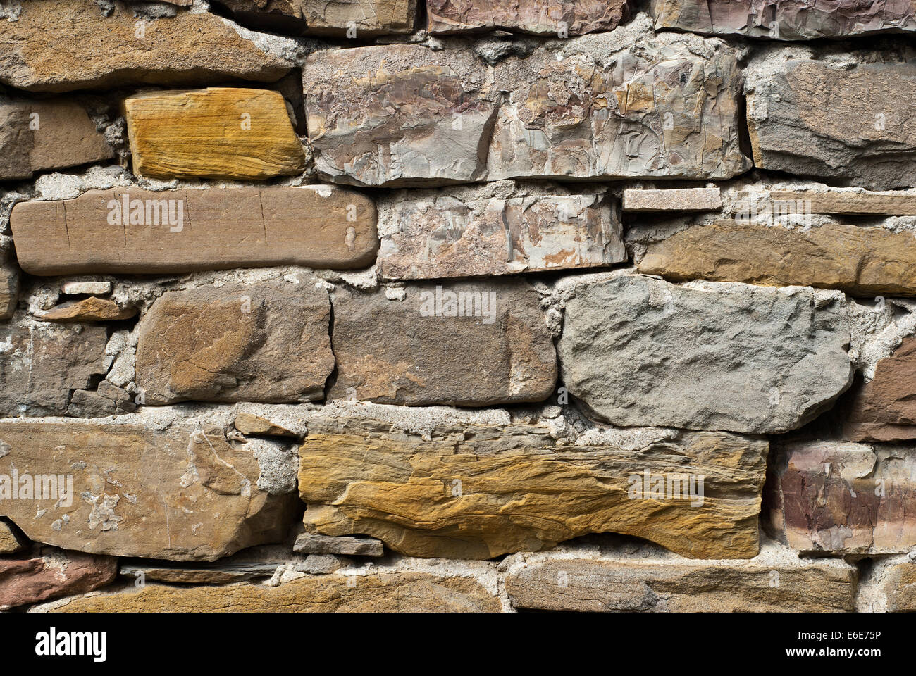Old medieval bricks castle wall in Niedzica, Poland Stock Photo - Alamy