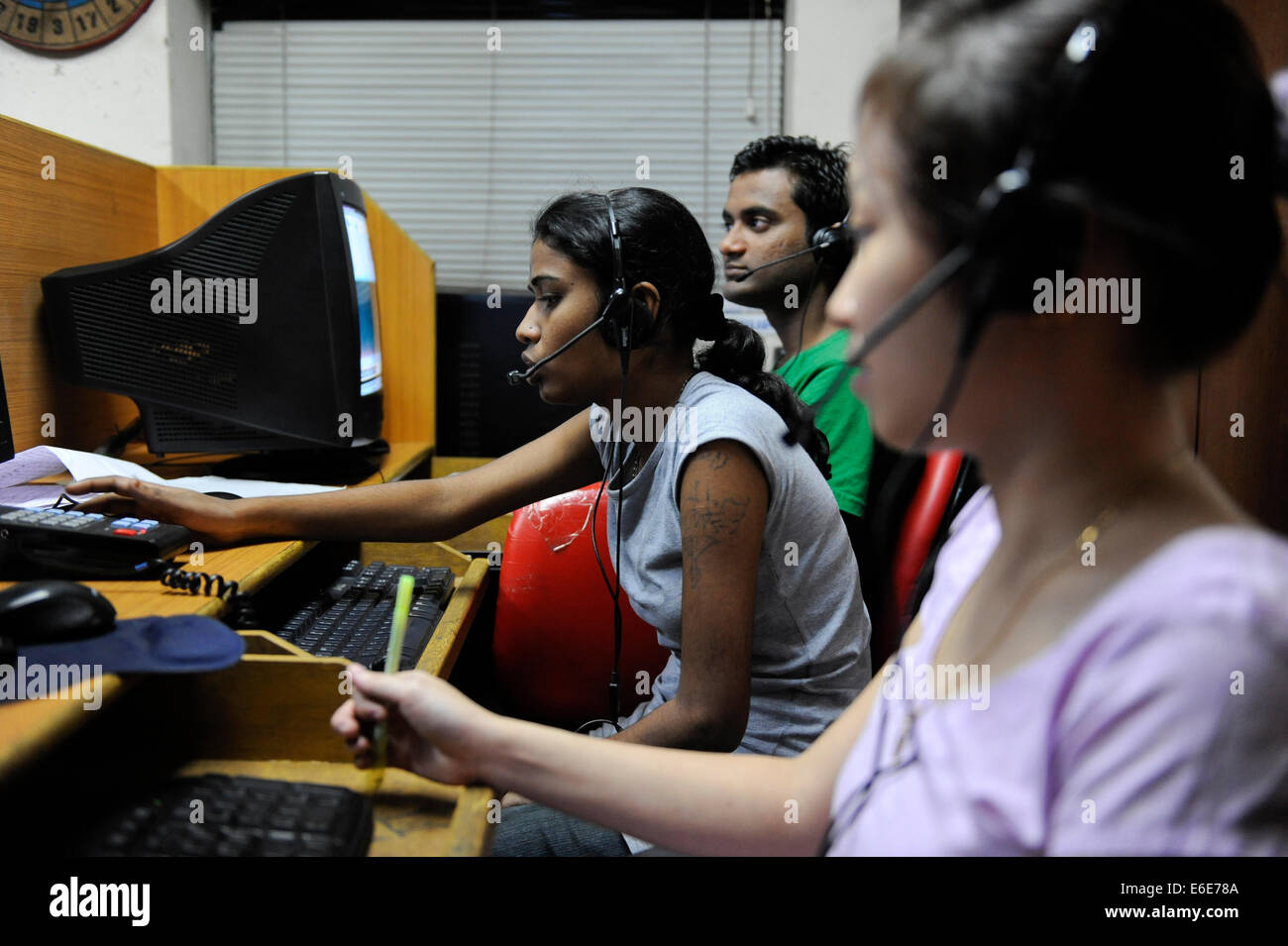 Callcenter india hi-res stock photography and images - Alamy