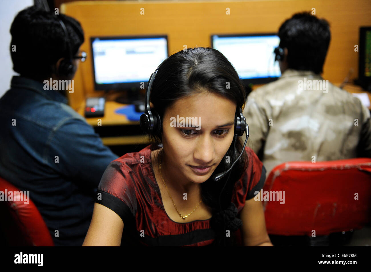 Callcenter india hi-res stock photography and images - Alamy