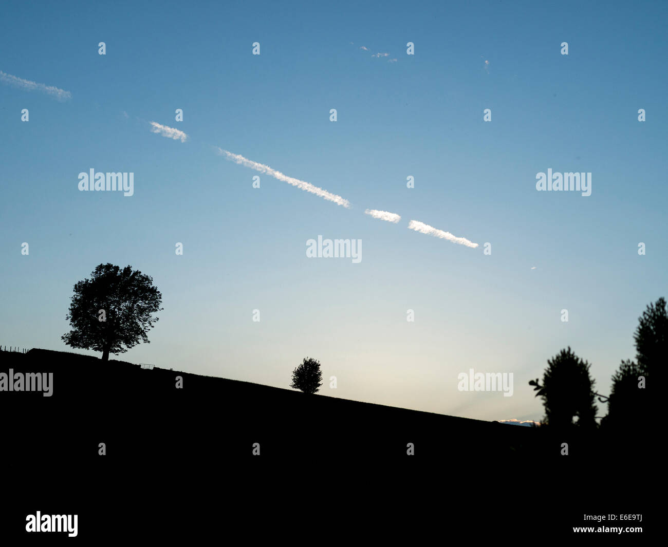 sky dusk horizon sunset Stock Photo - Alamy