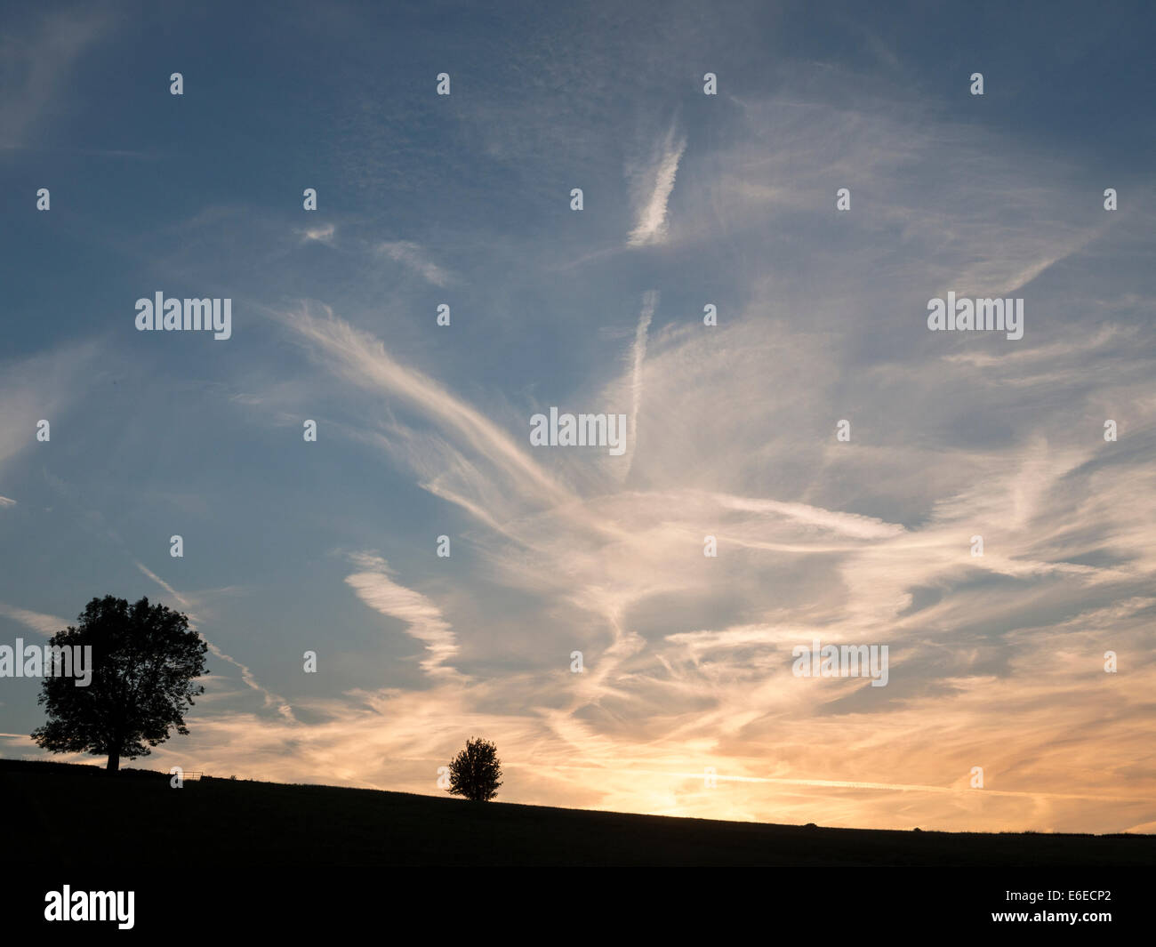 sky dusk horizon sunset Stock Photo - Alamy