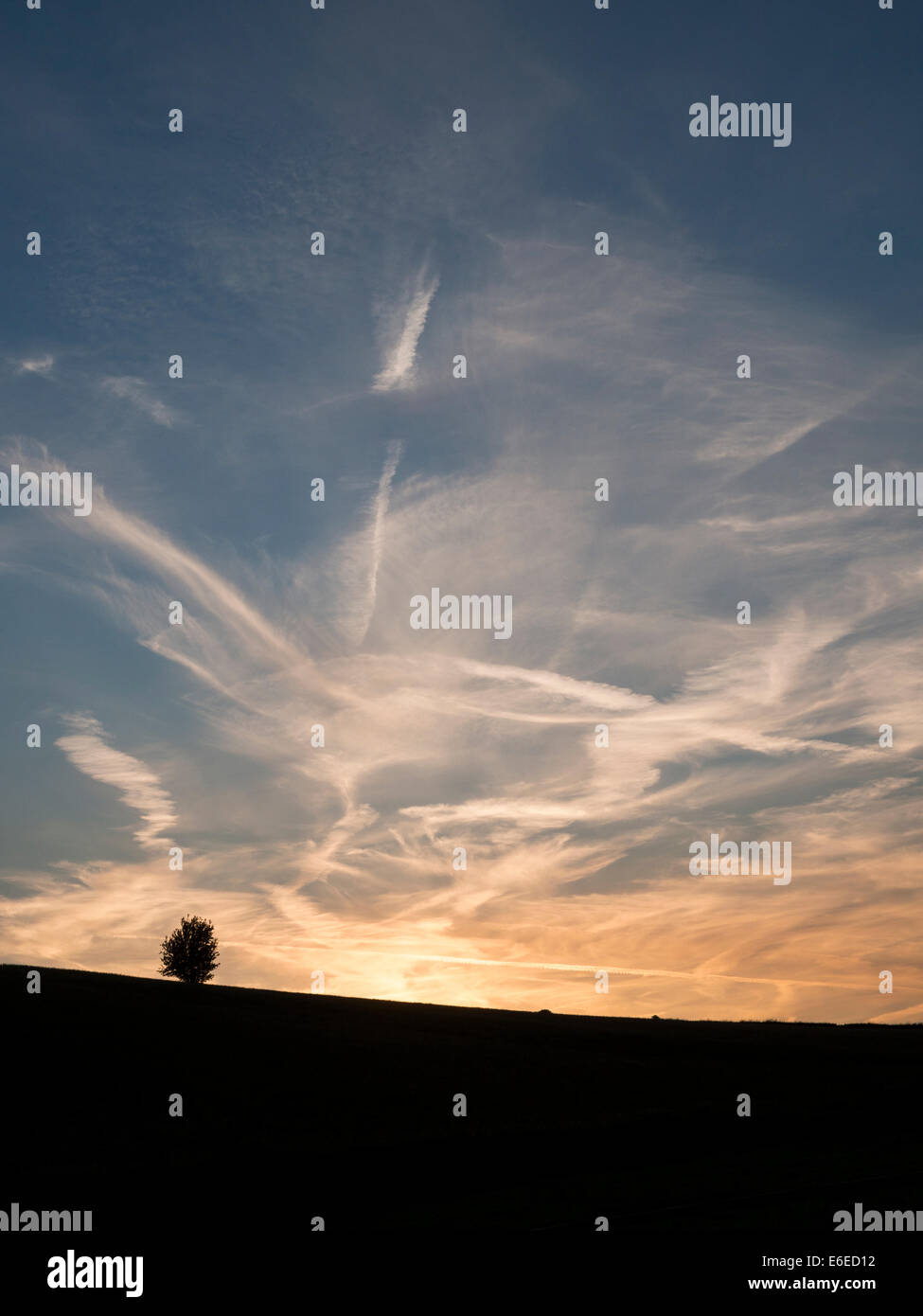 sky dusk horizon sunset Stock Photo - Alamy