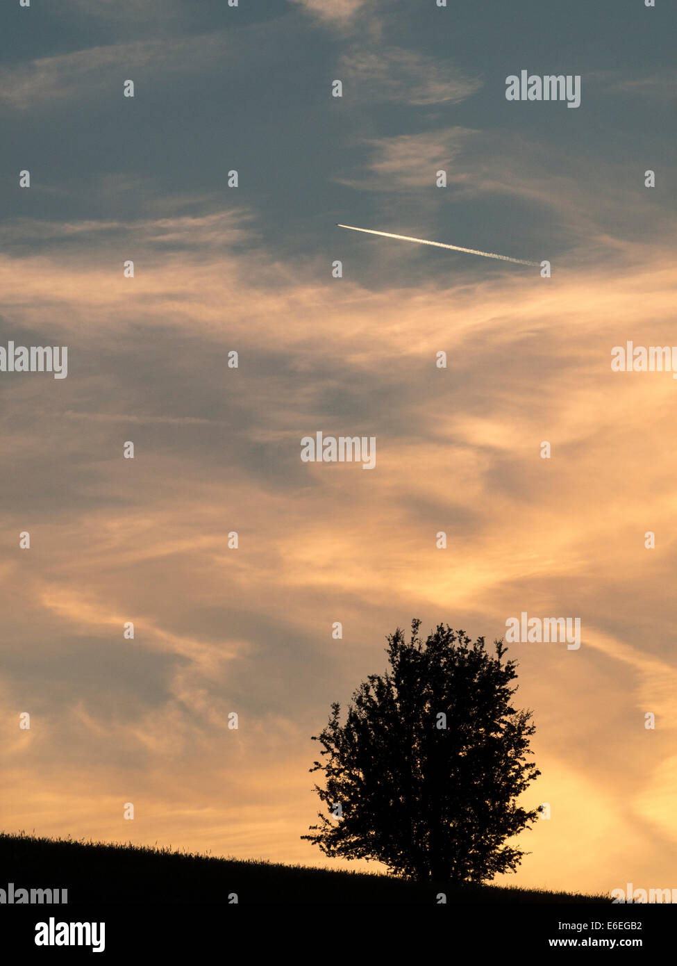 sky dusk horizon sunset Stock Photo - Alamy