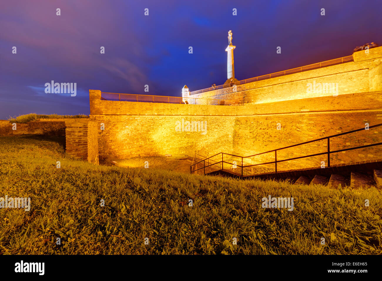 Belgrade fortress and Kalemegdan park, Belgrade Serbia Stock Photo - Alamy