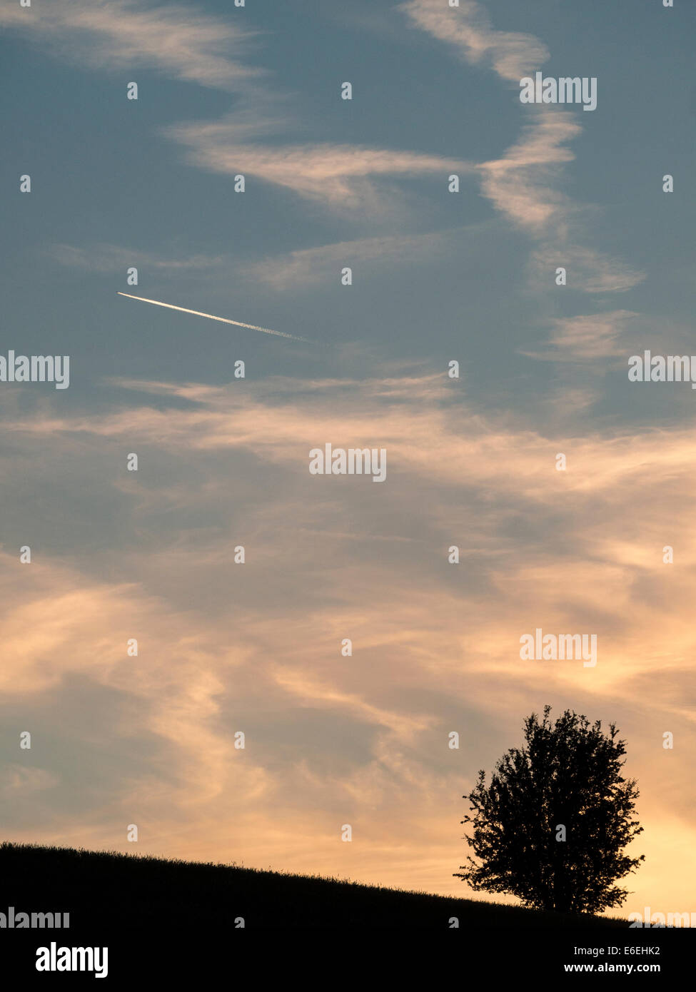 sky dusk horizon sunset Stock Photo - Alamy