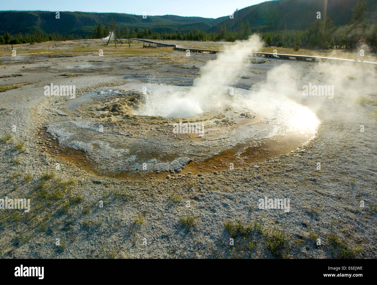 Geyser hot spring hi-res stock photography and images - Alamy