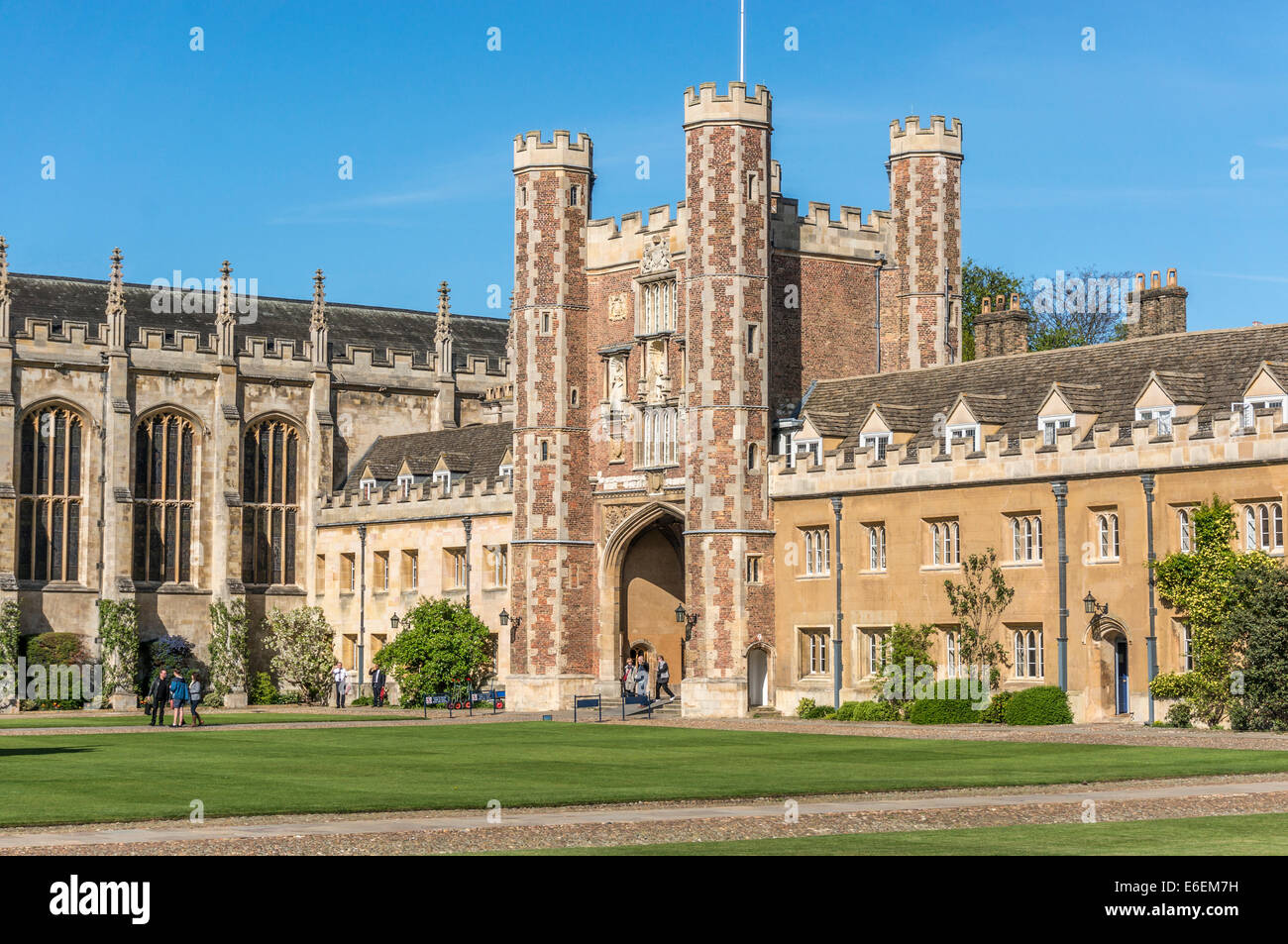 Close view of part of the historic Trinity College, founded by King ...