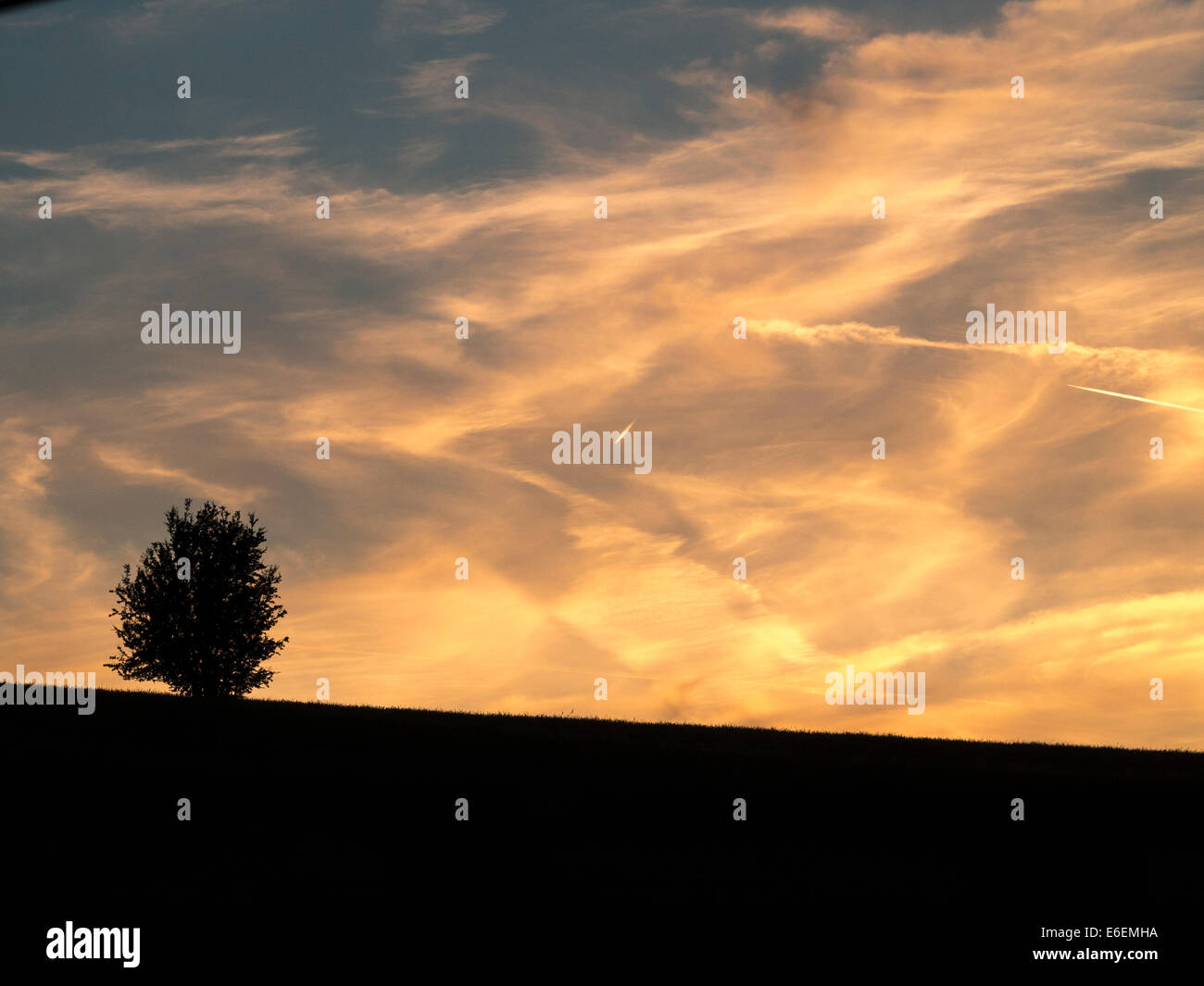 sky dusk horizon sunset Stock Photo - Alamy